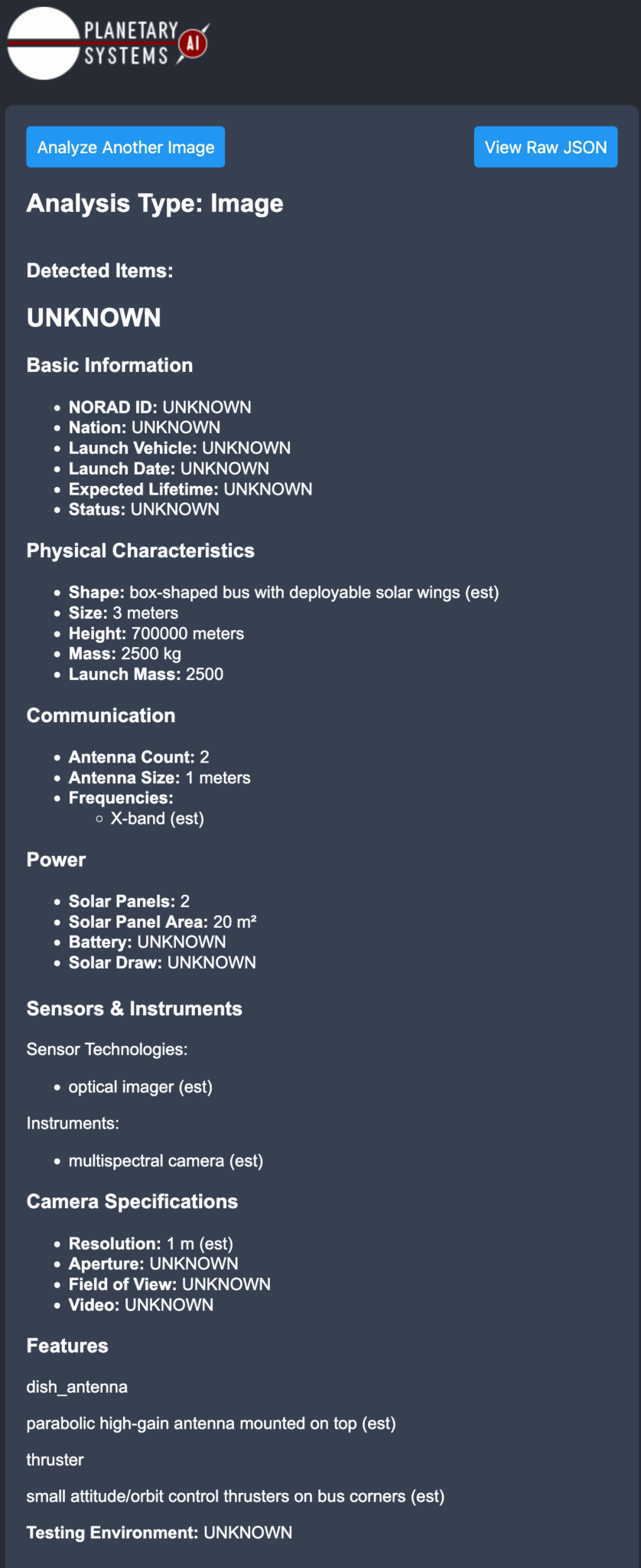 SDA TAP Lab – Planetary Systems AI – PSAI